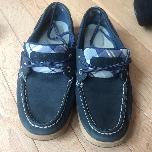 Sperry | Shoes | Sperry Navygold Good Condition See Photos | Poshmark